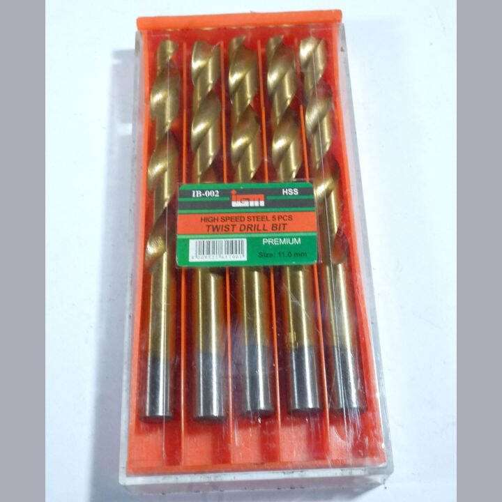 Mata Bor Kuning ukuran 11.0 MM / Mata Bor Besi Kuning 11.0 MM -Harga ...