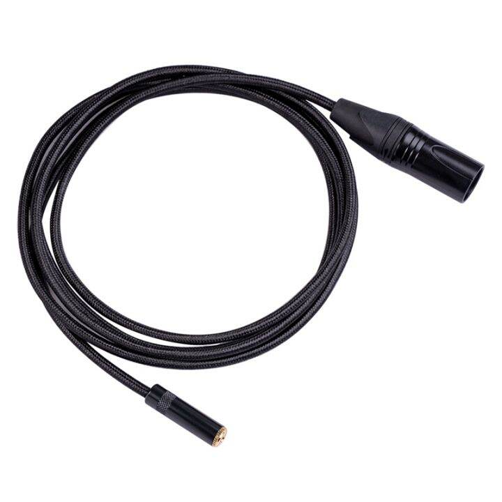 3.5mm Female to 3Pin Canon Male Audio Adapter Cable XLR Connector ...