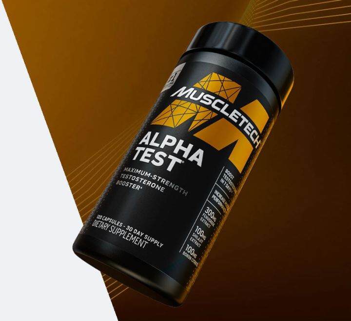 Muscletech Alpha Test Maximum Strength Testosterone Booster 120 ...