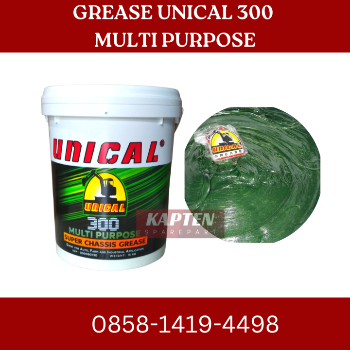 Grease Unical Super Chasis Grease Hijau Pail 15kg/Minyak Gemuk 300F-CD ...