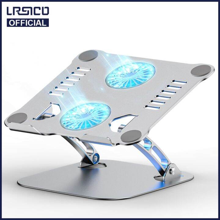 Adjustable Notebook Cooler With 2 Fans Laptop Stand Ergonomic Computer ...