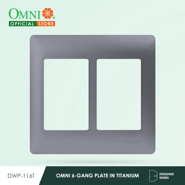 OMNI 6-Gang Plate in Titanium - DWP-116T | Lazada PH