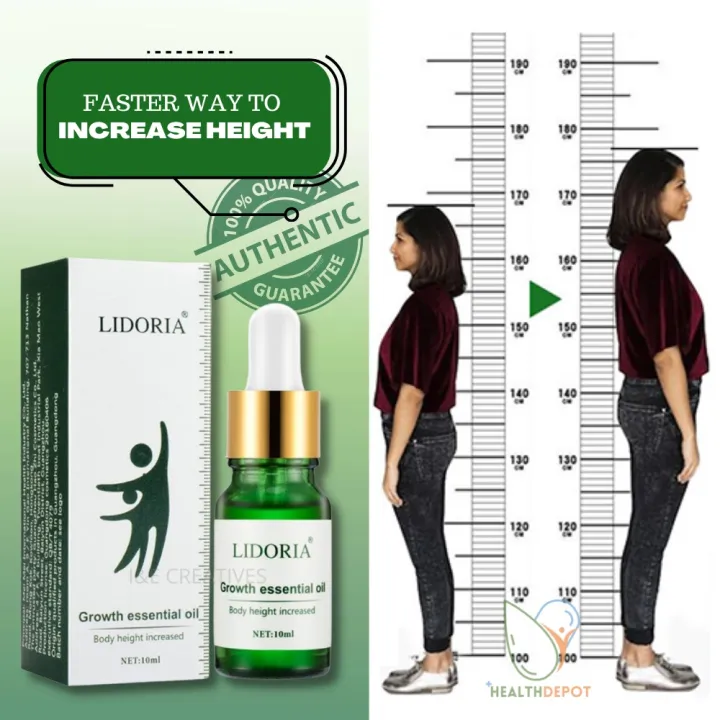 [ORIGINAL] Lidoria Height Growth Essential Oil 10ml | 100% EFFECTIVE ...