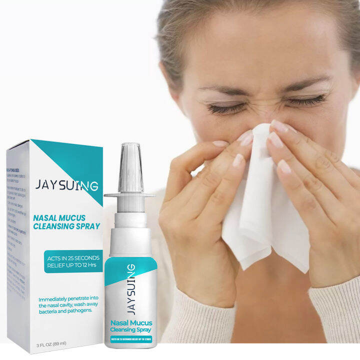 JAYSUING Nasal Mucus Cleansing Spray Treatment Chronic Rhinitis ...
