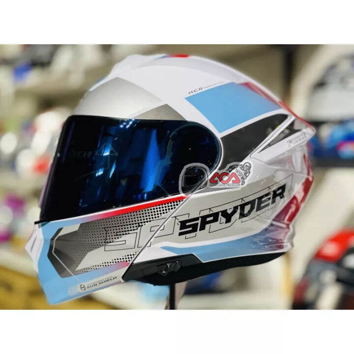 SPYDER FORCE GD S1 Modular Dual Visor Helmet + Free Clear Visor | Lazada PH