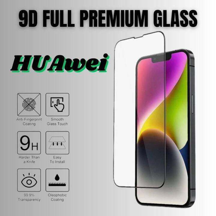 9D _HU aw EI2 _ Full Clear Tempered Glass Screen Protector Film ...