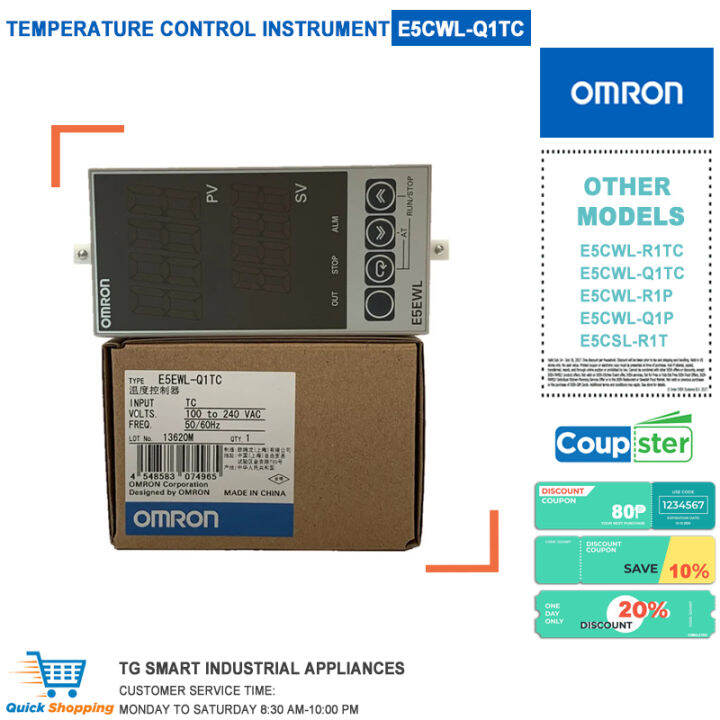Omron Digital Temperature Controller E5CWL-R1TC/Q1TC/R1P/Q1P | Lazada