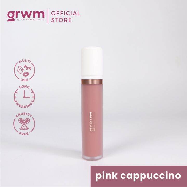 GRWM Cosmetics in Cappuccino 10 Grams [ Long-lasting for Lids Cheek ...