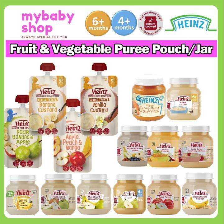 Heinz Baby Toddler Nature Organic Mixed Fruit & Vegetable Puree Pouch ...