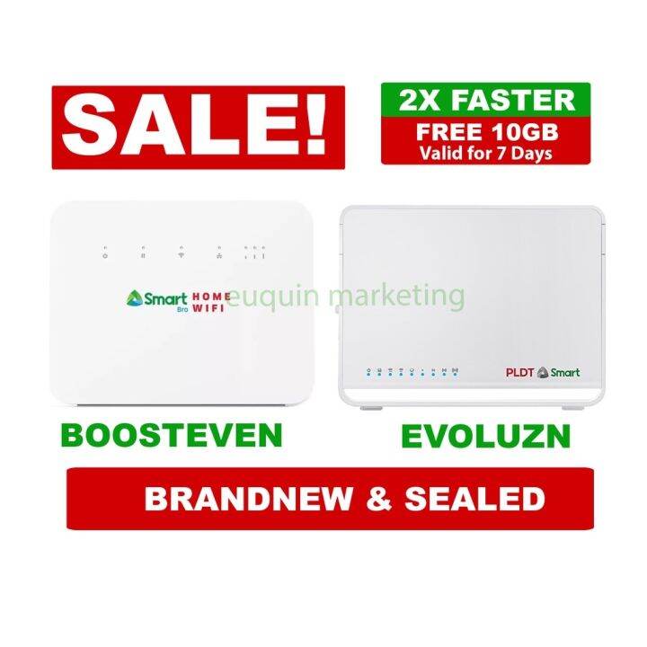 Smart/Pldt Home Prepaid Wifi BOOSTEVEN EVOLUZN - CAT 6 | Lazada PH