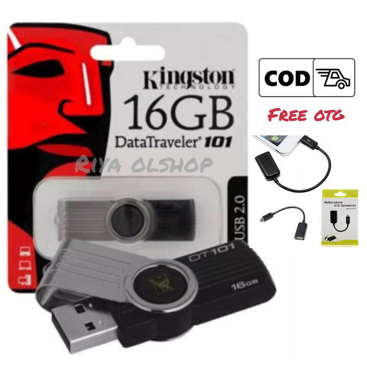 Flashdrive / Flashdisk Kingston [16GB] + Kabel OTG Kid Connector ...
