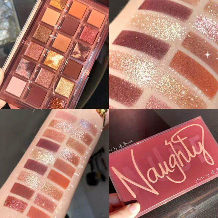 Super Hot Reverse Rose Eyeshadow 18 Color Highlight Matte Shimmer Eye ...