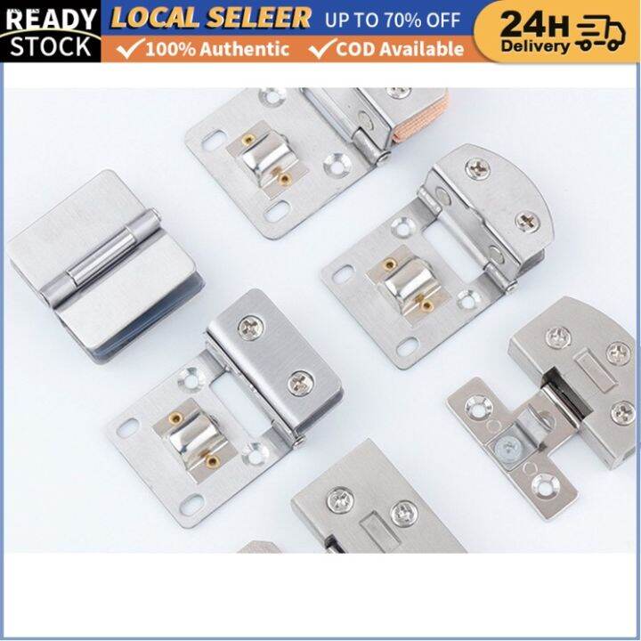 Zinc Alloy Glass Door Hinge Display Cabinet Hinges 5-10Mm Swivel ...