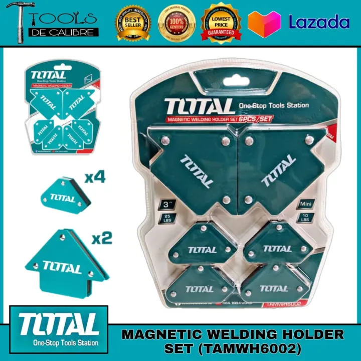 TOTAL Original Magnetic Welding Holder Set 6pcs/Set (TAMWH6002) | Lazada PH