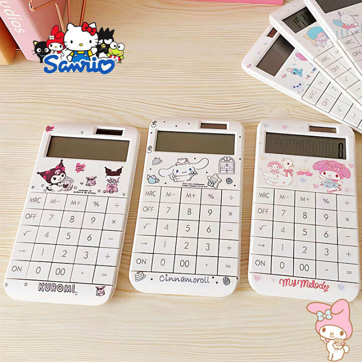 Hello s Solar Calculators Sanrio Anime Kawaii Stuff Cinnamoroll Kuromi ...
