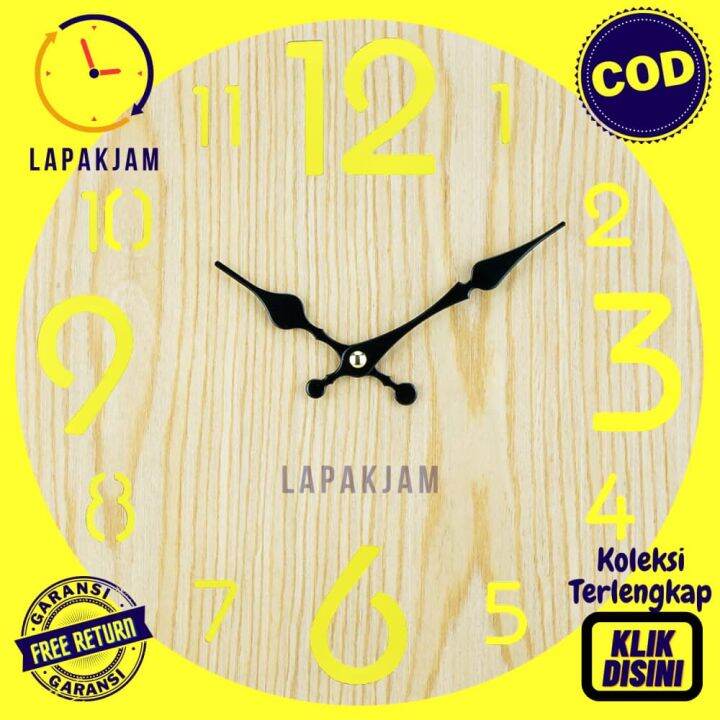 Jam Dinding Quartz Dekorasi Dinding Anak Unik Kecil Vintage AH-011 ...