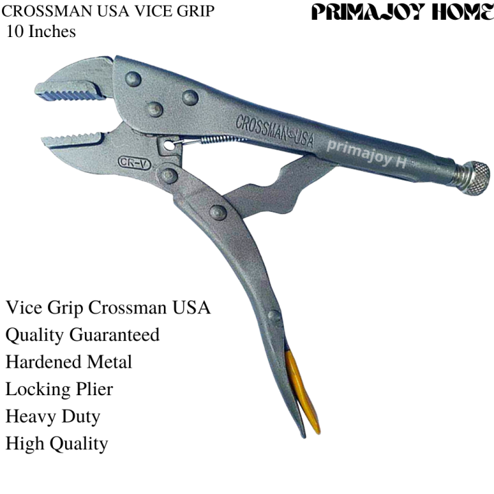 Vice Grip Crossman USA 10" Locking Plier tools COD 1pc Heavy Duty Hand ...