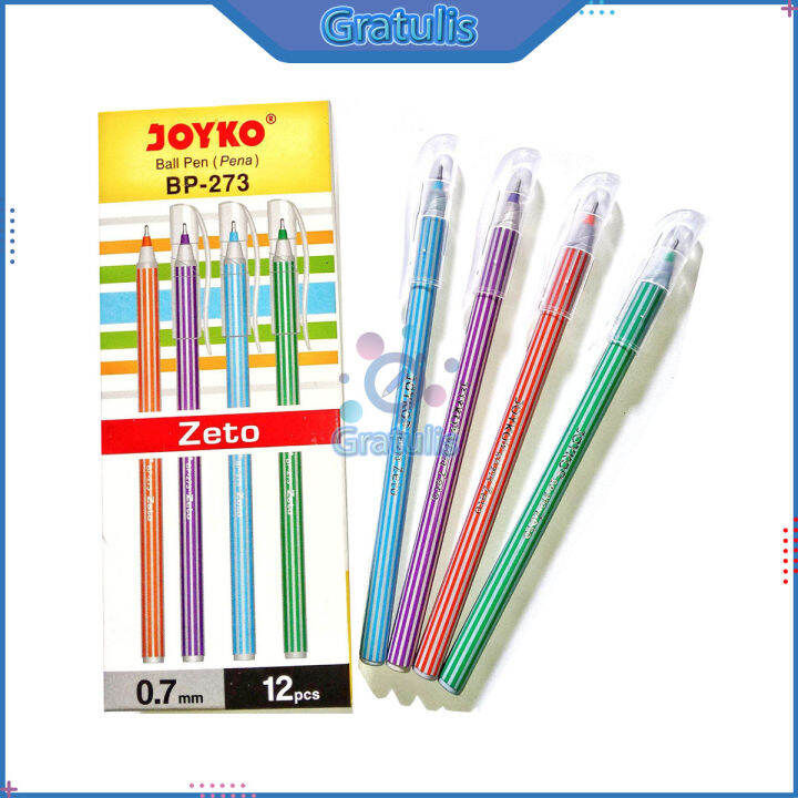 BOLPOIN ZETO JOYKO [BP-273/1 PACK] / PEN 1 PAK / BALLPOINT / PULPEN ...