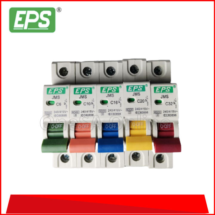 EPS MCB C CURVE 1P 6KA (MCB-1P) | Lazada