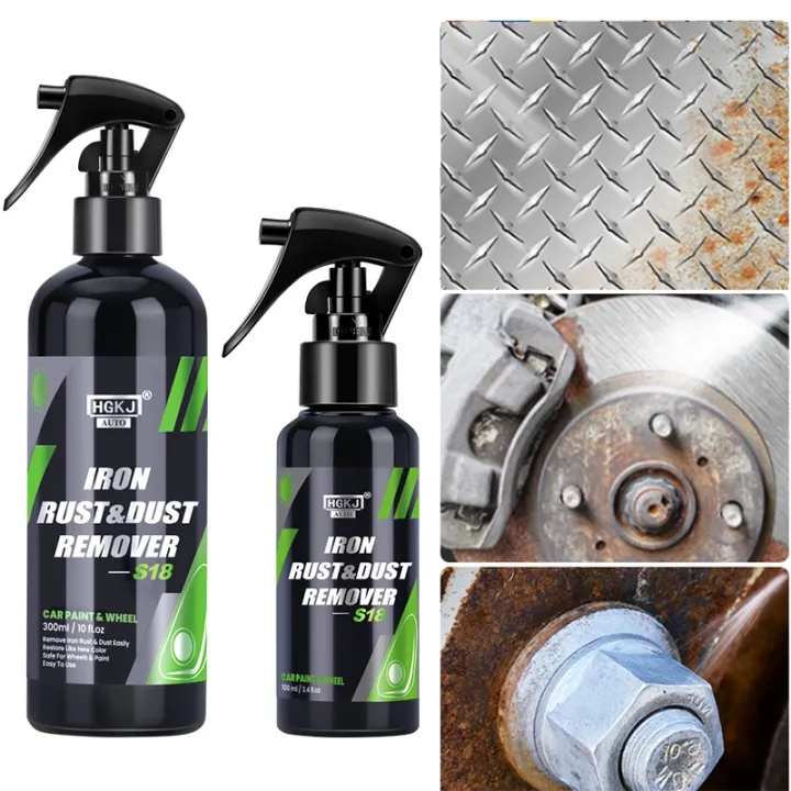 HGKJ S18 Car Rust Remover Wheel Iron Particles Powder Cleaning Rust amp ...
