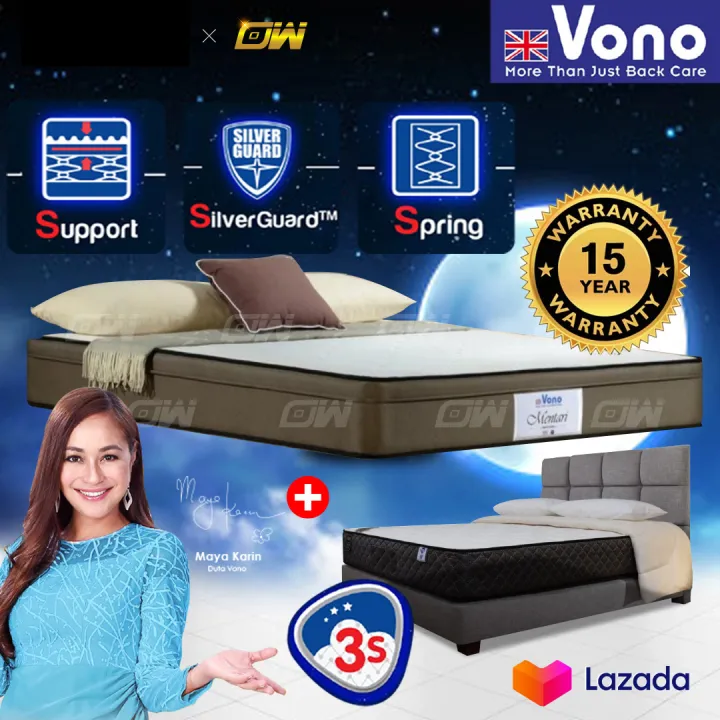 [FREE KINGK FA100 BEDFRAME] Single/Super Single Size, Vono Mesra 1 ...