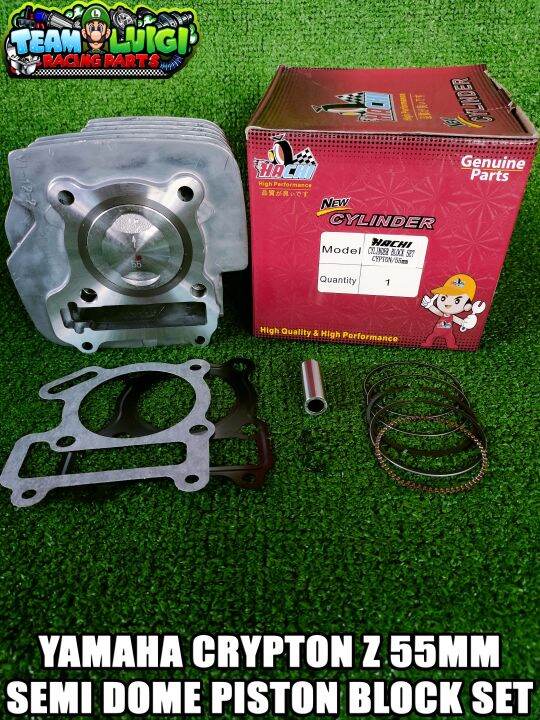 HACHI YAMAHA CRYPTON Z 55MM SEMI DOME PISTON CYLINDER BLOCK SET | Lazada PH