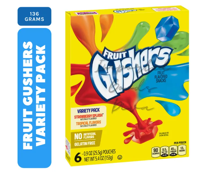 Fruit Gushers Variety Pack Fruit Flavored Snacks, 136g | Lazada PH