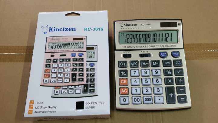 Kalkulator 16 Digit Kincizen 3616 | Lazada Indonesia