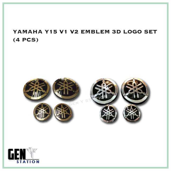Yamaha Y15 V1 V2 Emblem 3D Logo Yamaha Set | Lazada