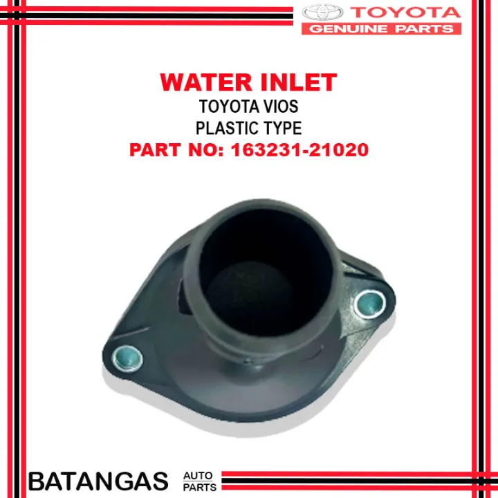 WATER INLET (PLASTIC TYPE) FOR TOYOTA VIOS PN: 16321-21020 (1PC ...