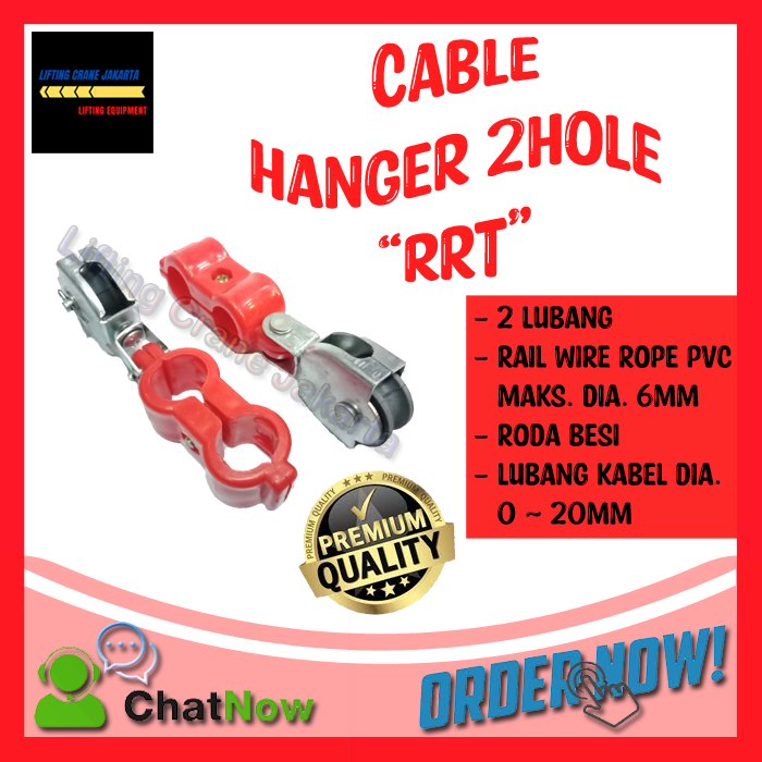 Cable Hanger Gantungan Kabel Cable Carrier 2 lubang | Lazada Indonesia