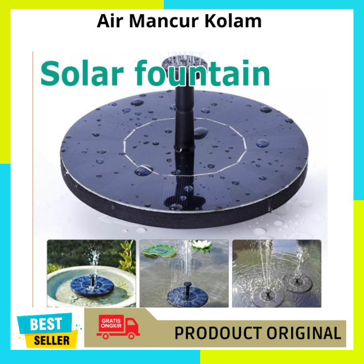 Pompa Air Mancur Kolam Ikan Tenaga Surya Matahari Pancuran Air Mancur ...