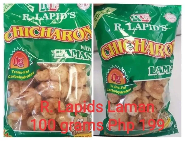cmjm Chicharon / D' Original R. Lapids Chicharon 100 Grams with Laman ...