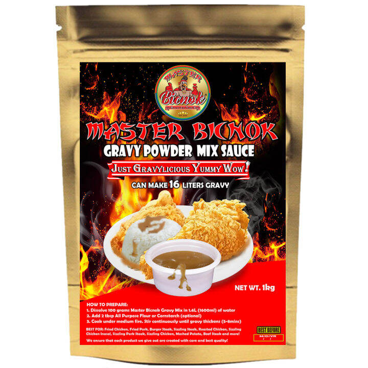 Master Bicnok Original Gravy Powder Mix 1kg (Can Make 16 Liters Gravy ...