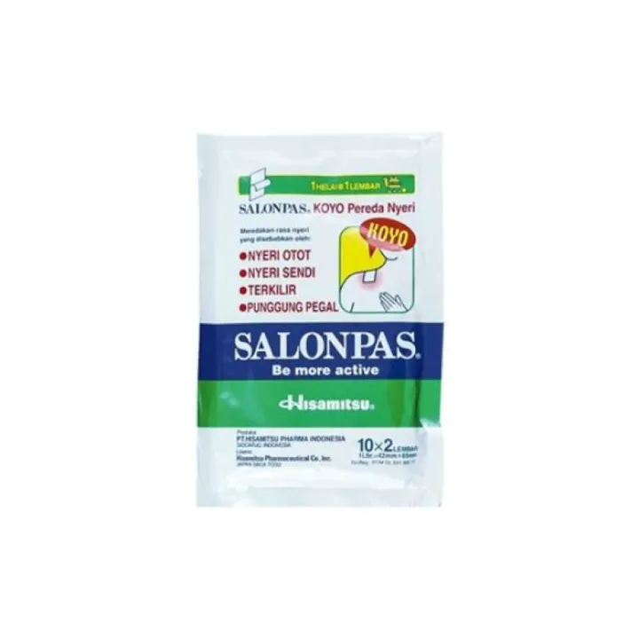 Salonpas Koyo Super Biru (1 Sachet 20 Lembar) Hisamitsu / Koyo Otot ...