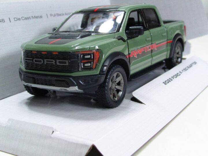 Kinsmart (12cm) 2022 Ford F-150 Raptor Livery Racing Rally Pickup Truck ...
