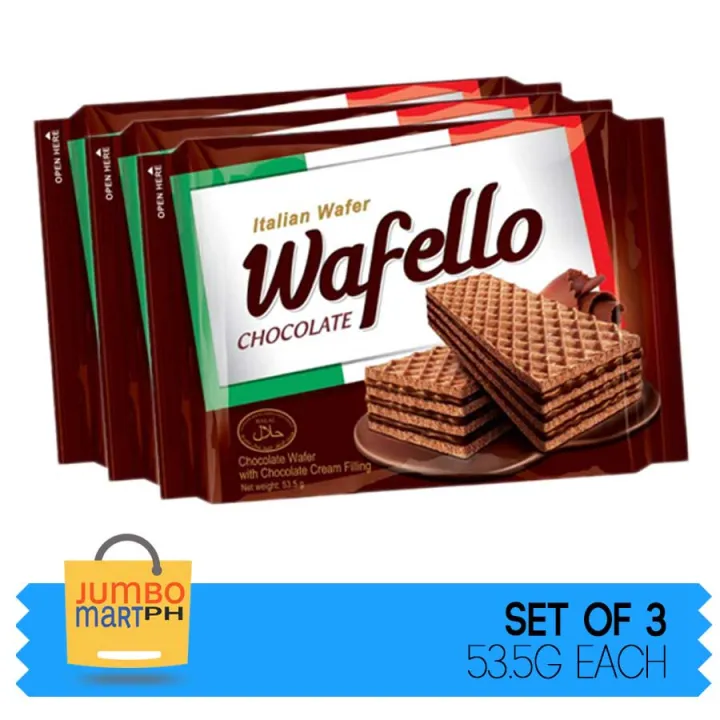 WAFELLO CHOCO WAFER 53.5G / SET OF 3 | Lazada PH