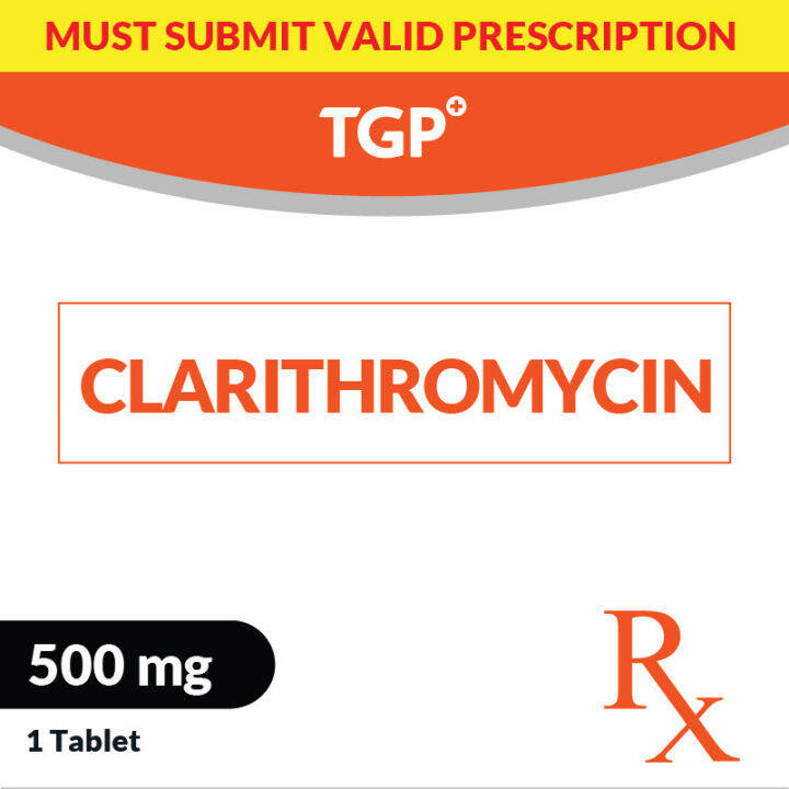 Rx: TGP Clarithromycin Tab 500mg | Lazada PH