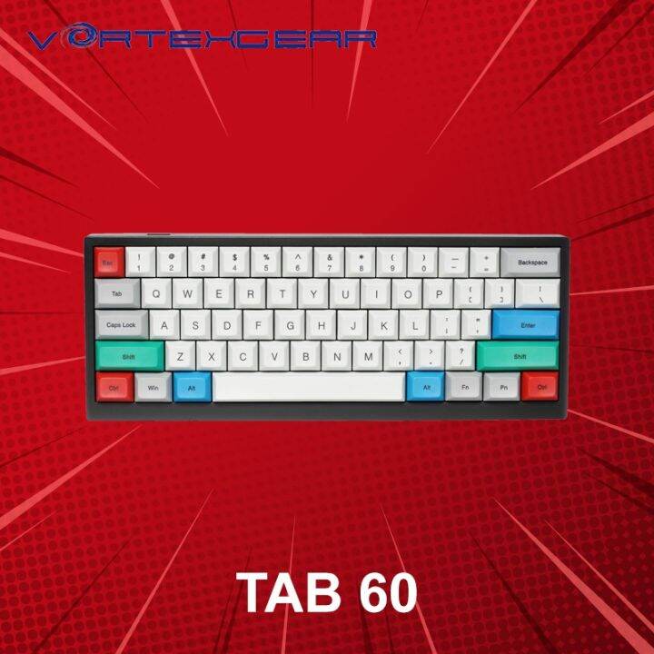 คีย์บอร์ด Vortexgear รุ่น Tab 60 (ภาษาไทย) ประกันศูนย์ 1 ปี | Lazada.co.th