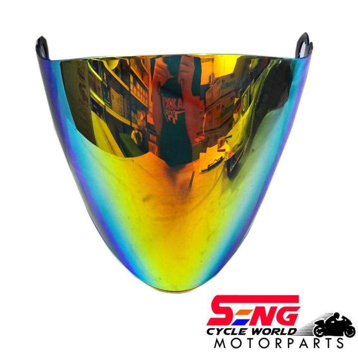 ARC RITZ HELMET VISOR WITH RAINBOW REFLECTION | Lazada
