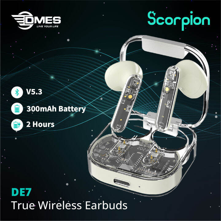DMES DE7 True Wireless Music Earbuds | Lazada