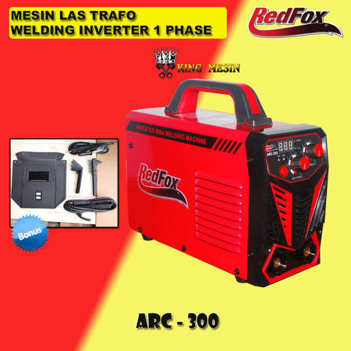MESIN LAS TRAFO WELDING INVERTER 1 PHASE ARC-300 | Lazada Indonesia