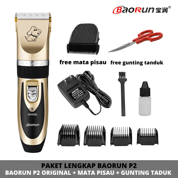 (GARANSI 1 TAHUN) Paket Lengkap Baorun p2 - mesin cukur baorun - mesin cukur domba garut baorun ...