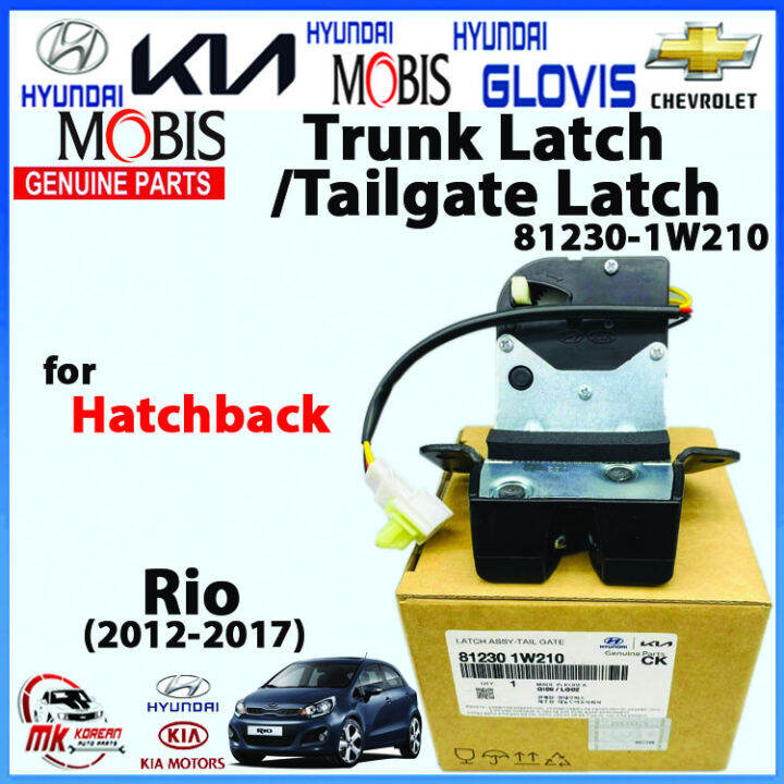 [GENUINE] Trunk Latch/Tailgate Latch for Rio(2012-2017). Hatchback ...