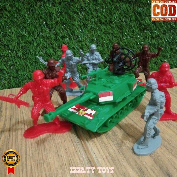MAINAN BATLE TANK ARMY MAINAN TENTARA PERANG TANK MINIATUR TANK DAN ...