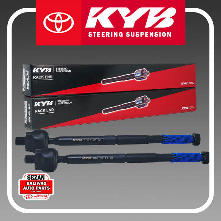 STEERING RACK END SET 2 PCS TOYOTA AVANZA 2005-2010 KRE1081 KYB KAYABA ...