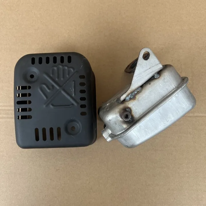 Muffler & Cover For Robin Subaru EX13 EX17 EX21 Engine Motor Water Pump Exhaust Silencer ...