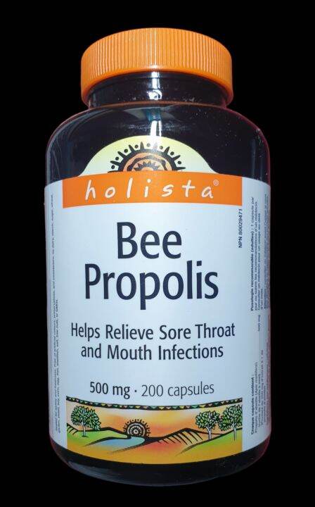 Holista Bee Propolis 500 mg, 200 Capsules, Expiry 09/2026 | Lazada PH