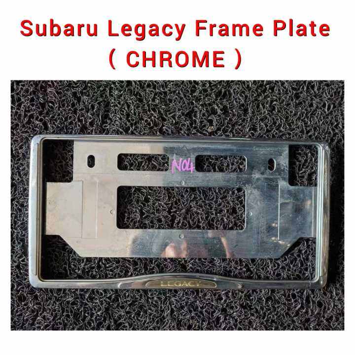 Subaru Legacy Frame Plate ( Chrome ) / Car Number Plat / Papan Nombor ...