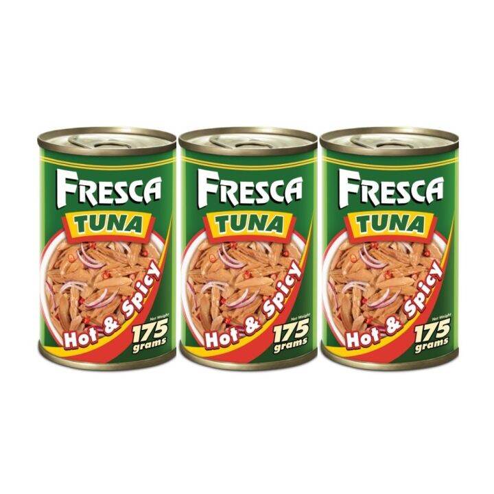 Fresca Tuna Flakes Hot & Spicy 175g - Pack of 3 | Lazada PH